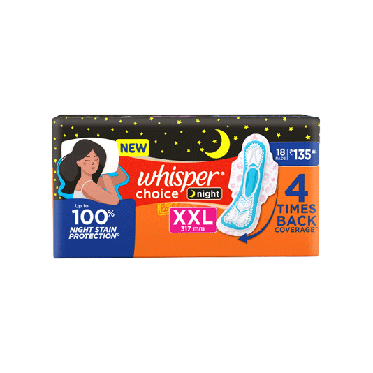 Whisper Choice Night XXL Sanitary Pads